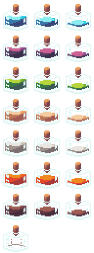 [Multi-Size] Simple Potions | OpenGameArt.org